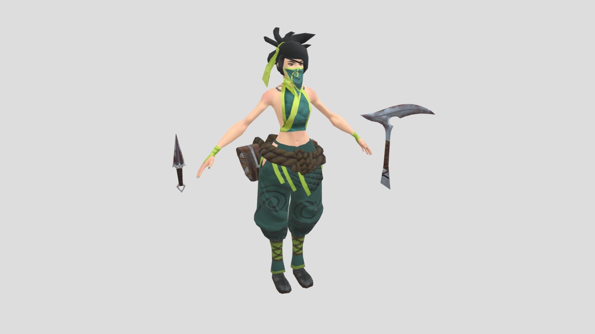 Akali_fanart - Download Free 3D model by TuUan (@AnhTuUan) [cad3c36 ...