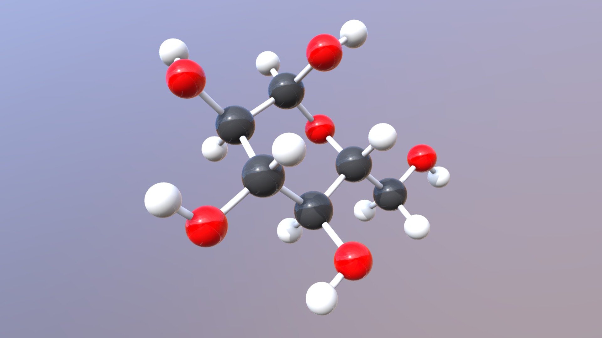 glukoza - 3D model by e-sfera (@skolskaknjiga) [cad3cb3] - Sketchfab