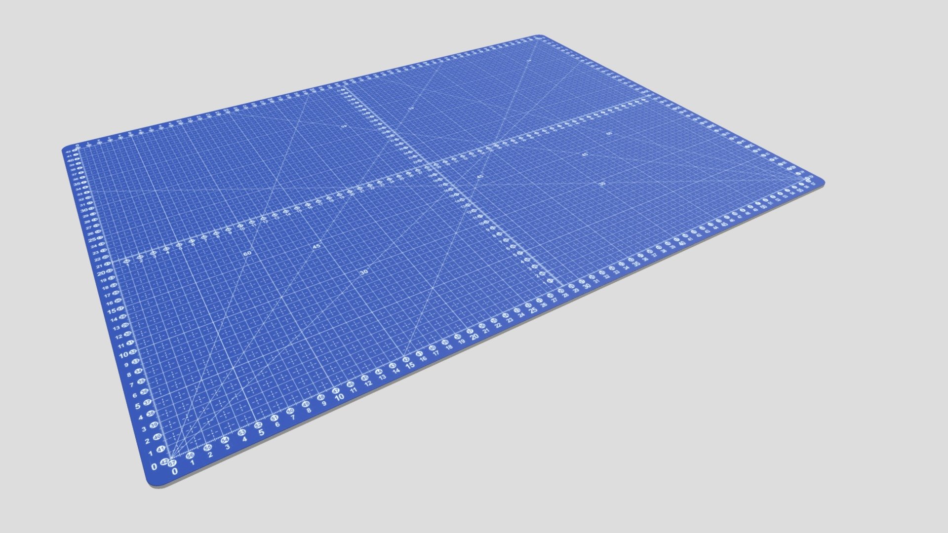 Metric_Cutting_Mat_100Pixels_Per_CM_Unit - Download Free 3D model by ...