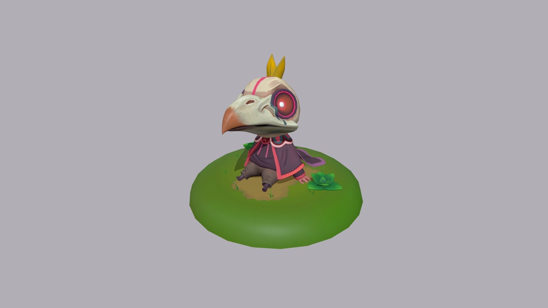 Crow_King_Scene - 3D model by elise.verhulst [cad3ff6] - Sketchfab