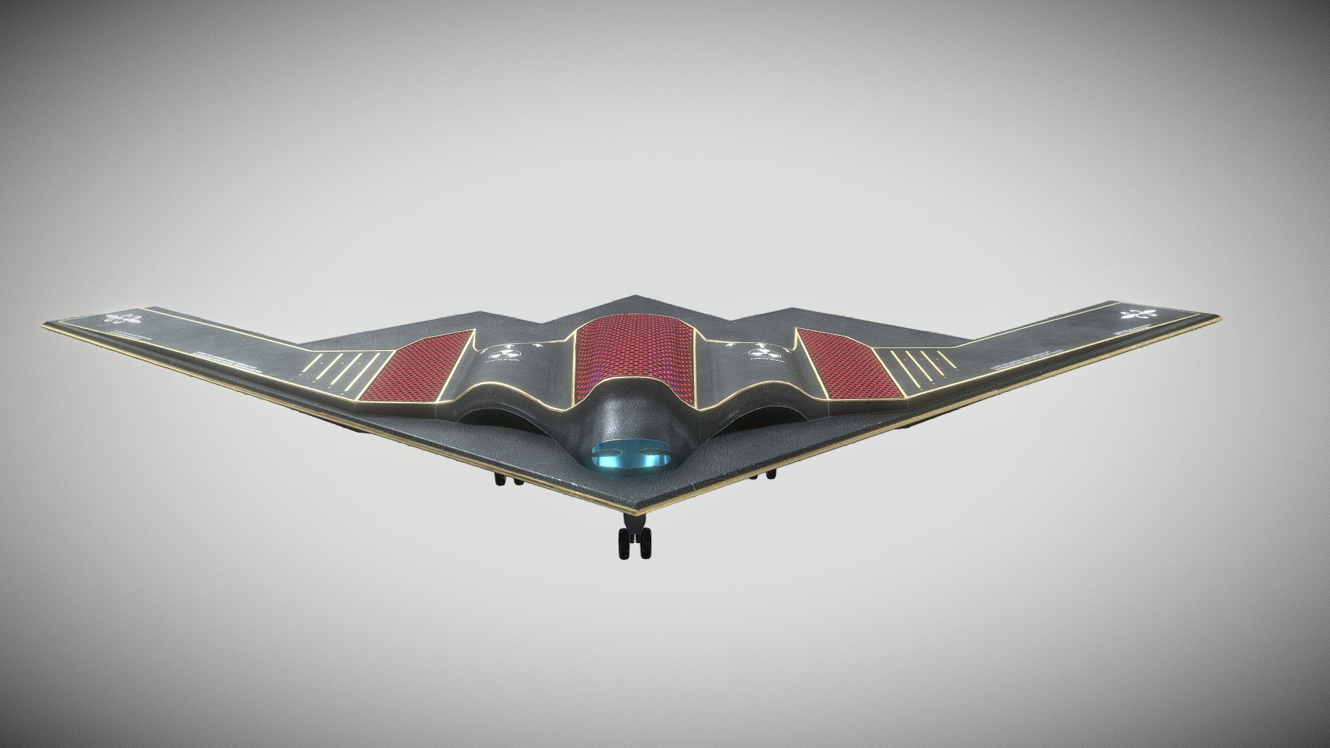 B2 Bomber Re-Inspired - 3D model by Meelad Louise (@Mlouise) [cad7b43 ...