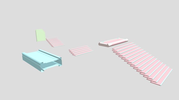 Stairs 3D models - Sketchfab