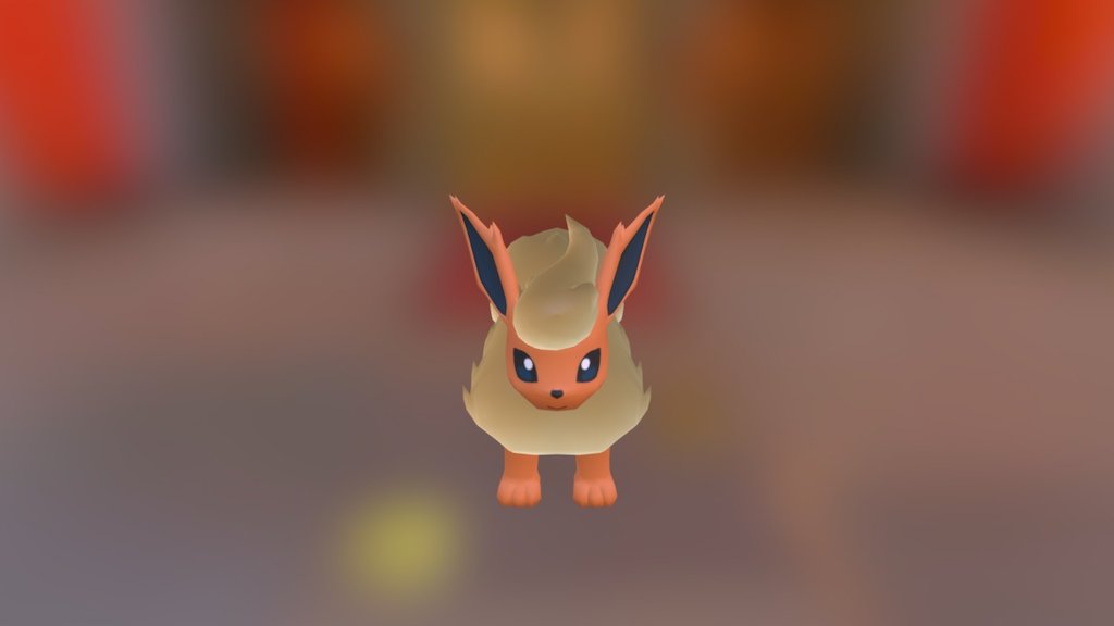 Flareon - 3D model by Rashky [cada48f] - Sketchfab