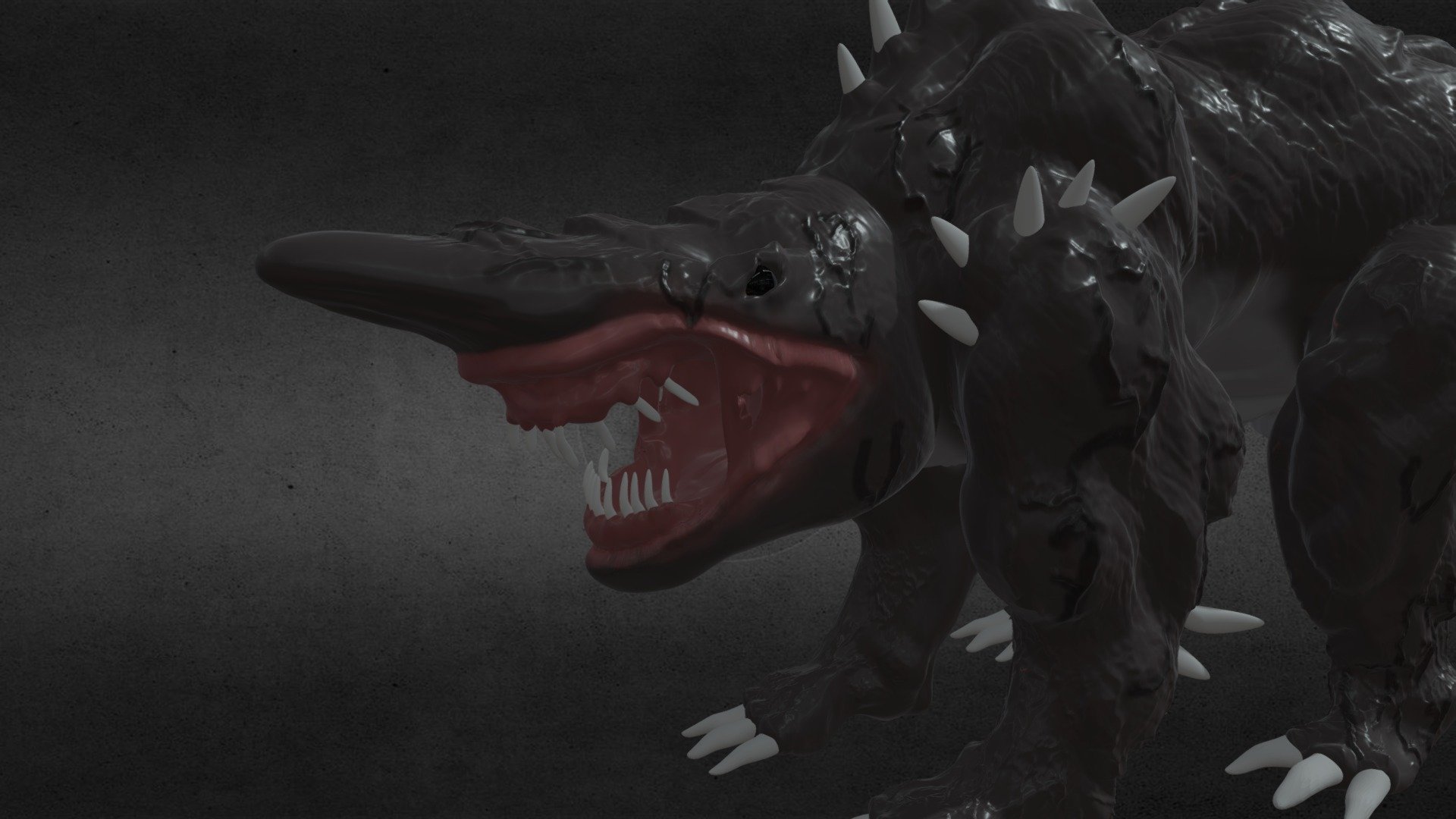 Mutant Shark - 3D model by Henrique Barcellos (@henriquebbarcellos ...