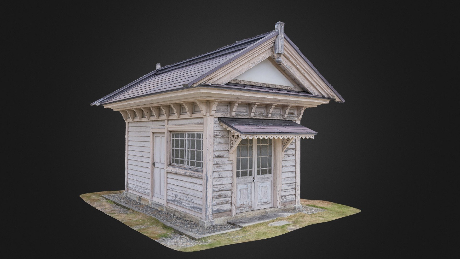 Guard House(japan) - 3D model by Fuji (@fujisan) [cadc3a5] - Sketchfab