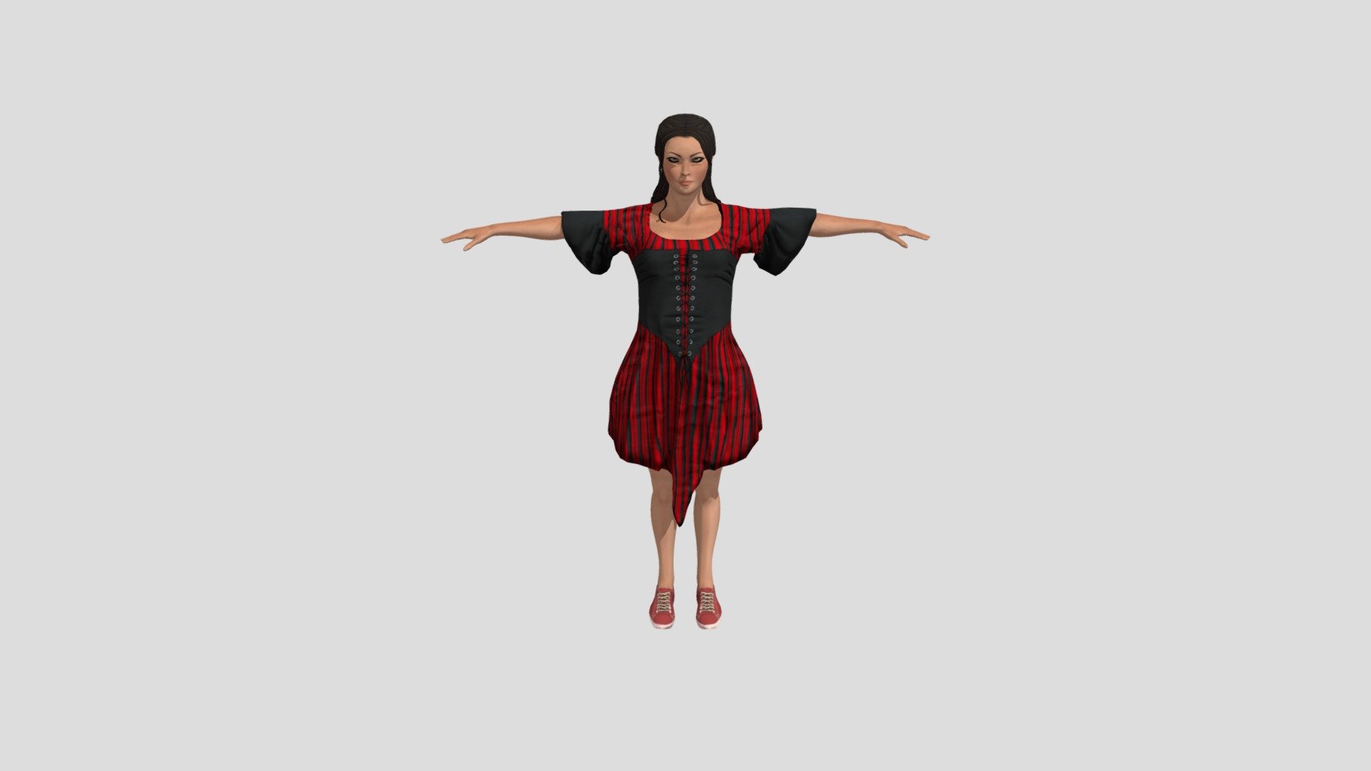 female character - 3D model by mahver465 [cadd647] - Sketchfab