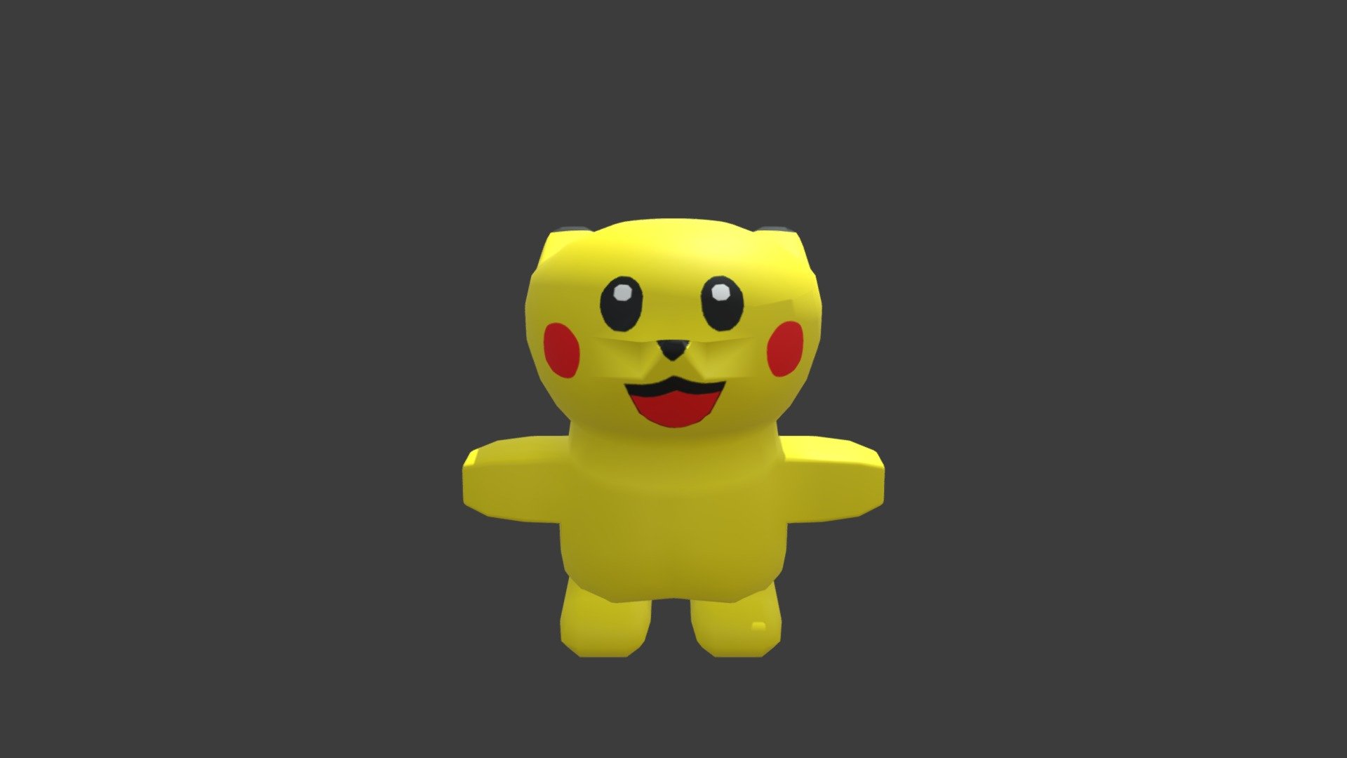 pikachu - Download Free 3D model by nartut [cadf21b] - Sketchfab
