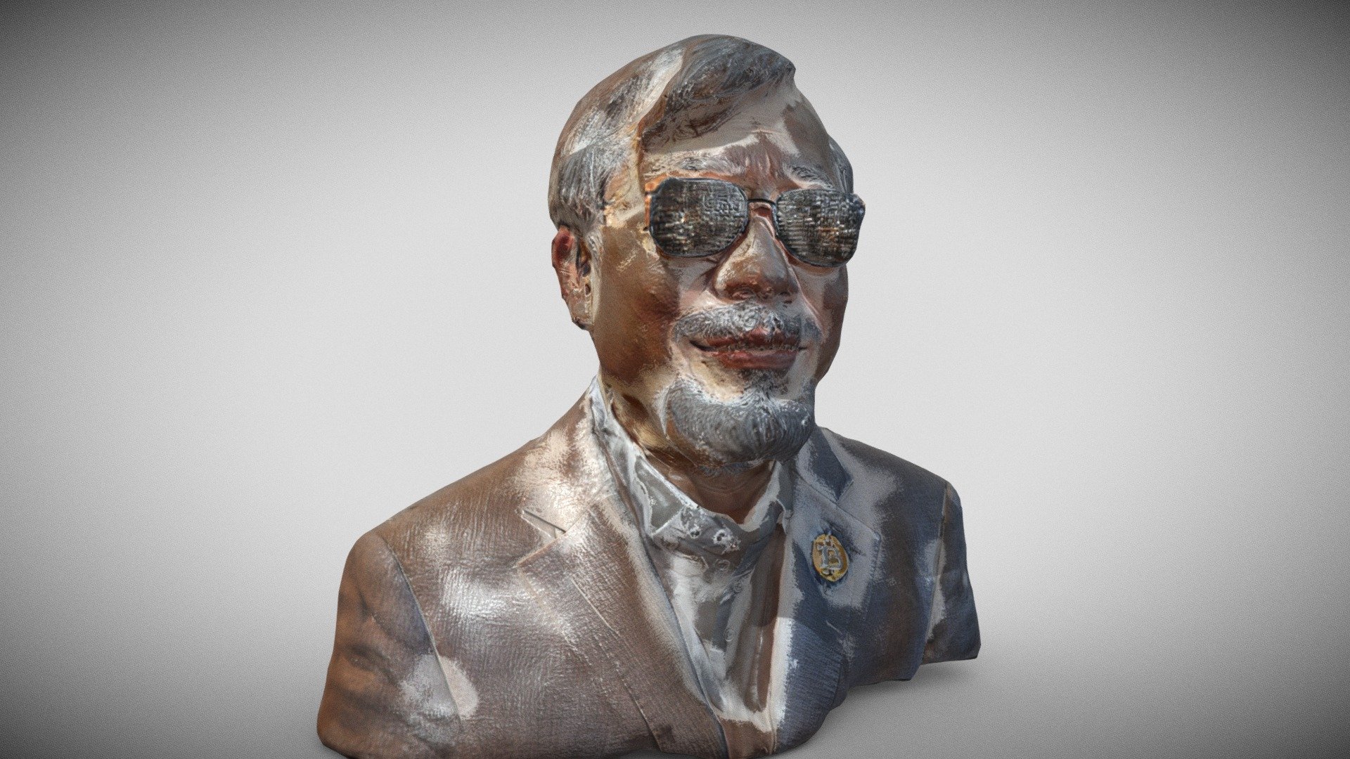 Sculpture - Satoshi - Download Free 3D model by Marc Sawyer ...
