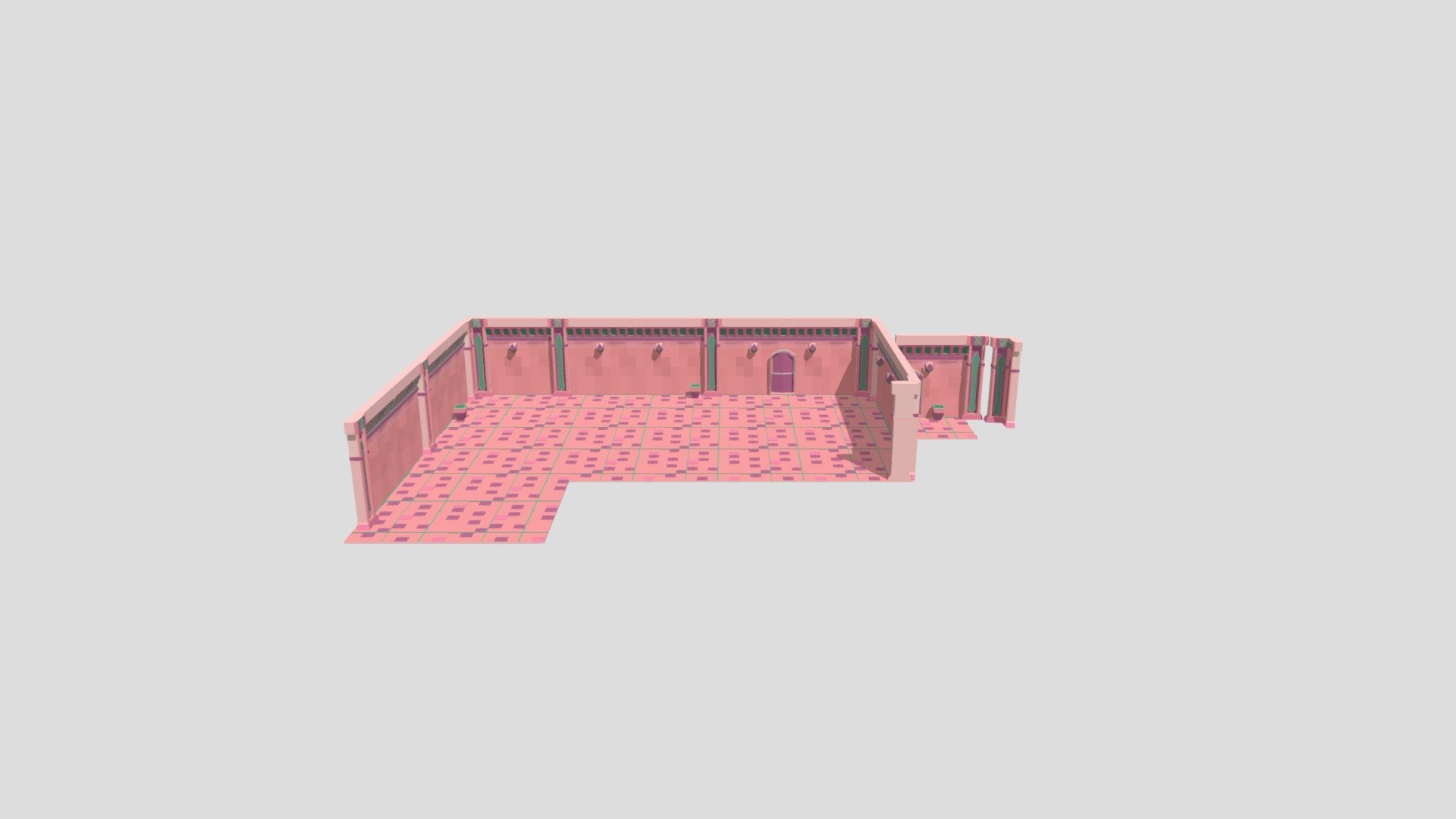 Barbie's Mansion Modular - Download Free 3D model by ghomveld [cae1307 ...
