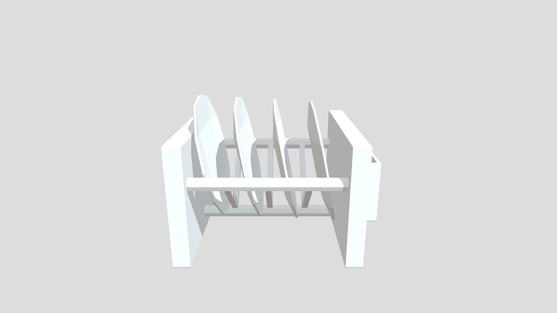 Dish Rack with extra compartment - Download Free 3D model by Allekid ...