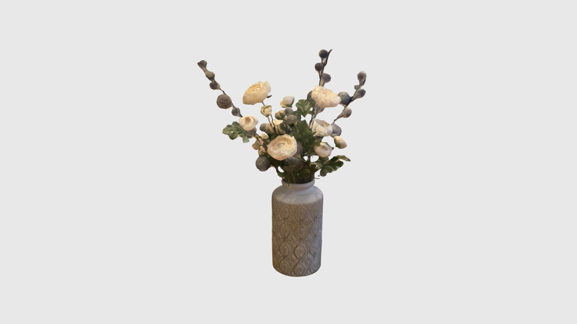 Flower in flower pot - Download Free 3D model by Harryfolwell [cae5718 ...