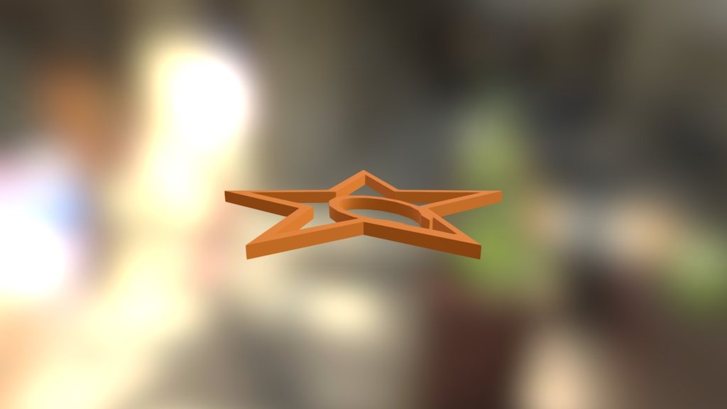 Star paperclip - 3D model by KIRAKIRA [cae8ffb] - Sketchfab