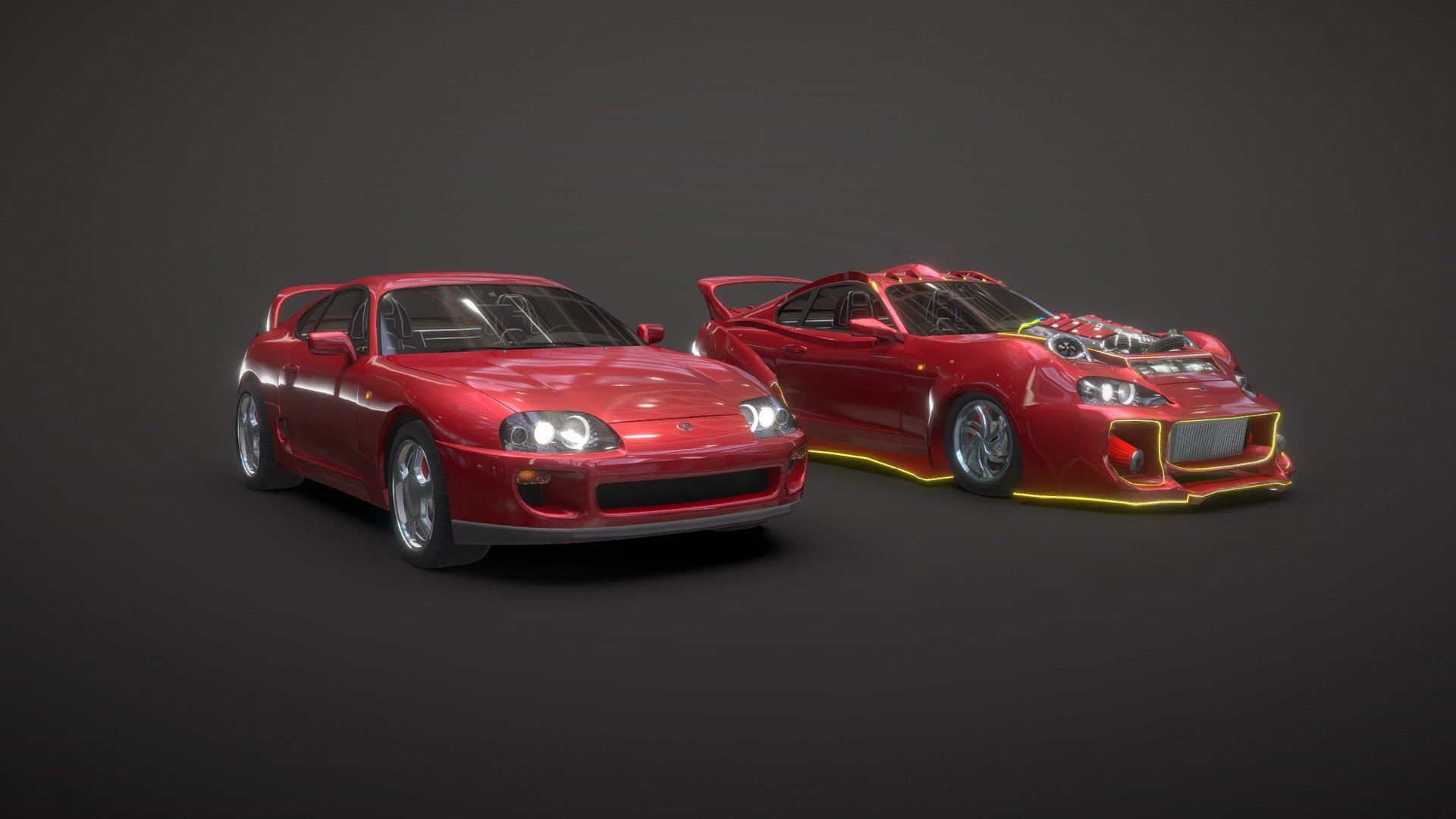 My favorite car with custom upgrades! - 3D model by Jasper Rubino ...