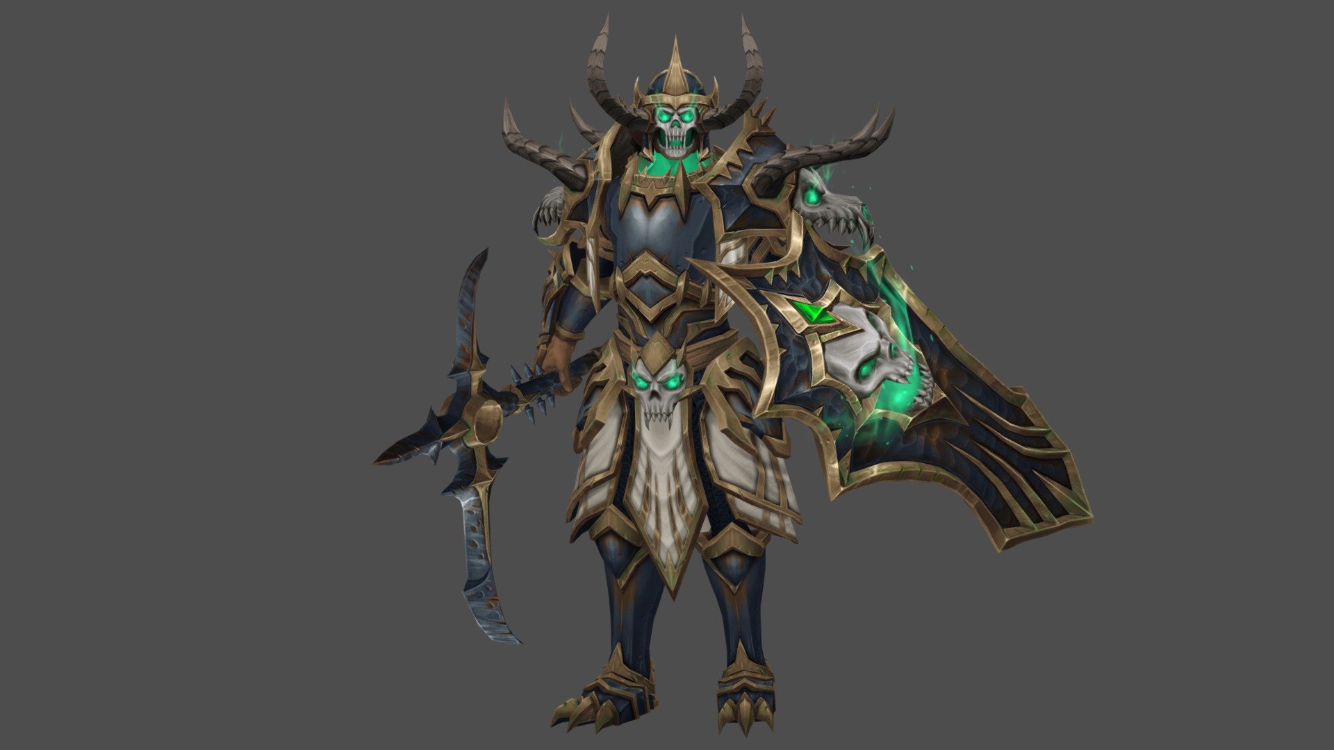 World of Warcraft Style Skull Knight - 3D model by heather_art ...