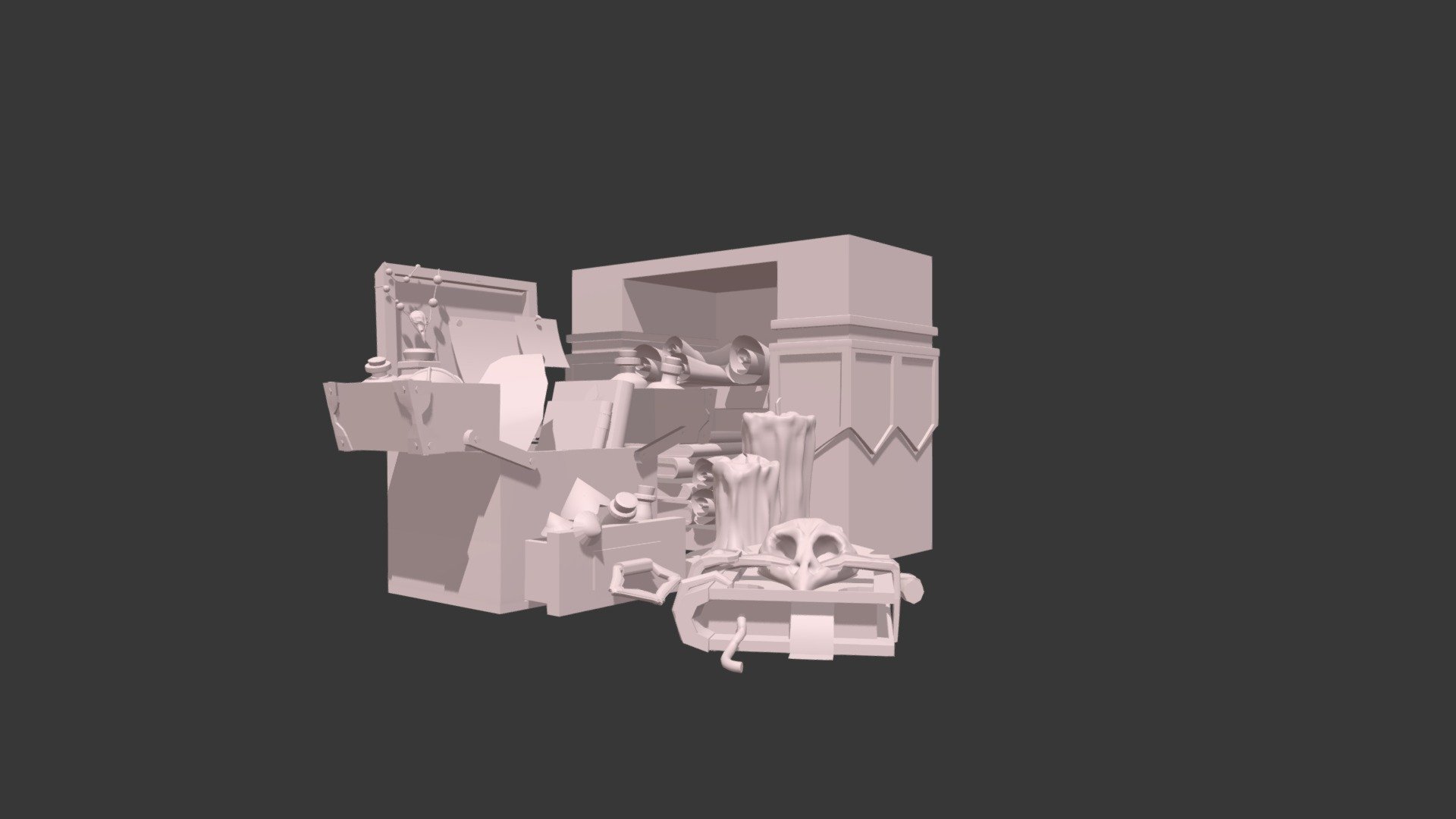 Witch's Box - Student Project - 3D model by Einafets [caed90f] - Sketchfab