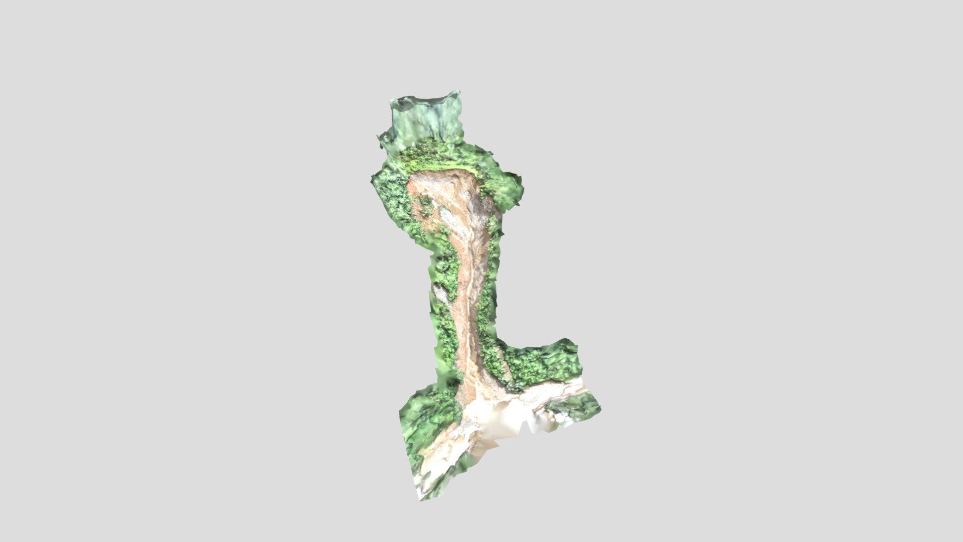 3D Model of the Masara Landslide (Downslope) - 3D model by jrsantillan ...