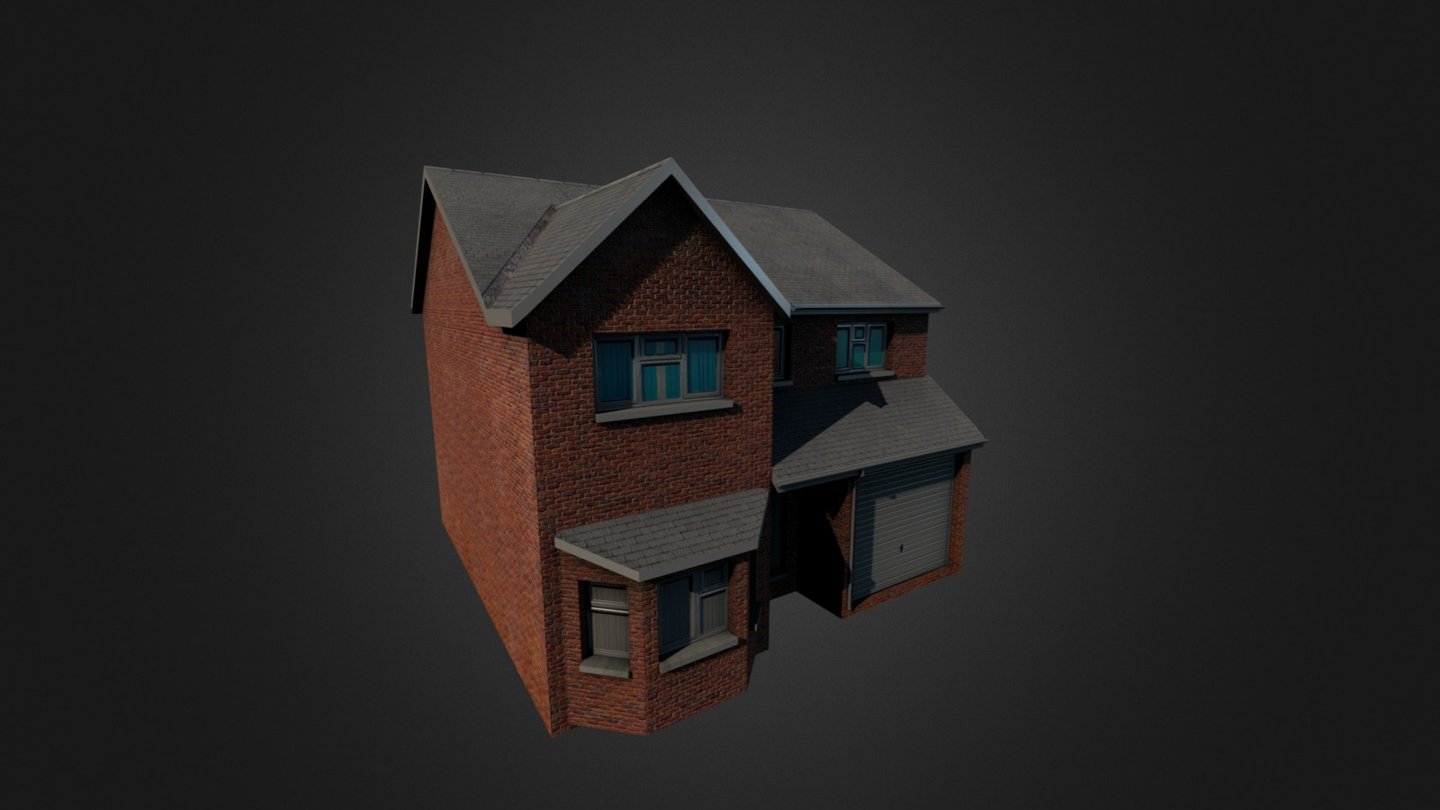 Detachedhouse - 3D model by pasquill [caeed59] - Sketchfab