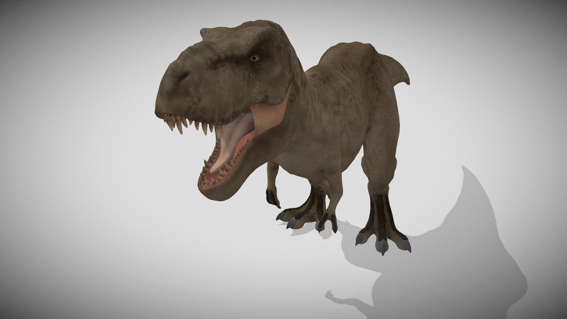 T-rex 2. text - Download Free 3D model by ktkrisz10 [caf026d] - Sketchfab
