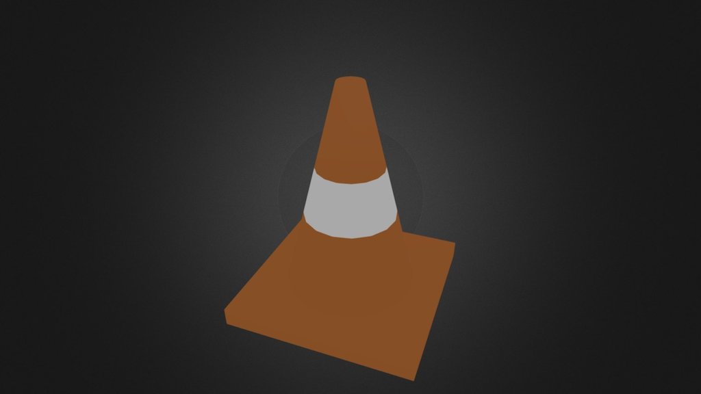 Traffic Cone - 3D model by Caleb Middlebrook (@calebaden) [caf0acd ...