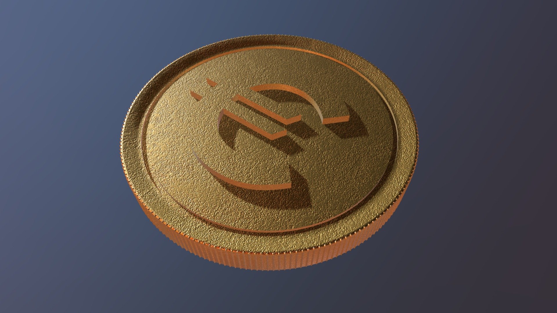 EURO GOLD COIN - Buy Royalty Free 3D model by DTA DESIGN STUDIO ...