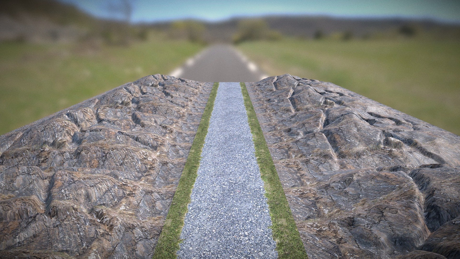 Stone Road - Download Free 3D model by PropShop™ (@syedabbas0815 ...