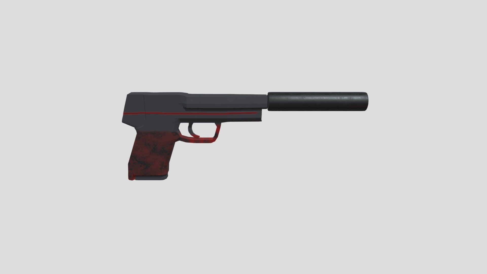 Pistol - Download Free 3D model by guillemsaladie [caf20ea] - Sketchfab
