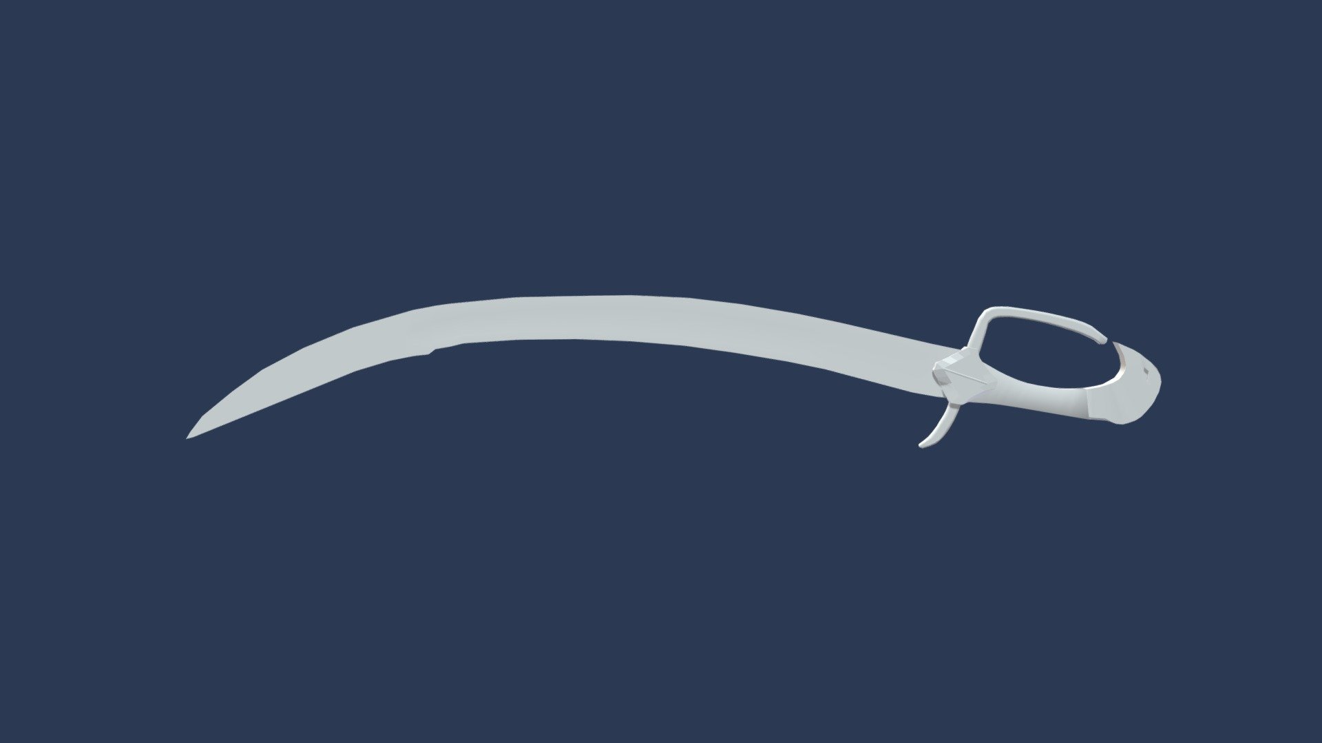 CurvedSword - 3D model by hajnyjonathan [caf38e4] - Sketchfab