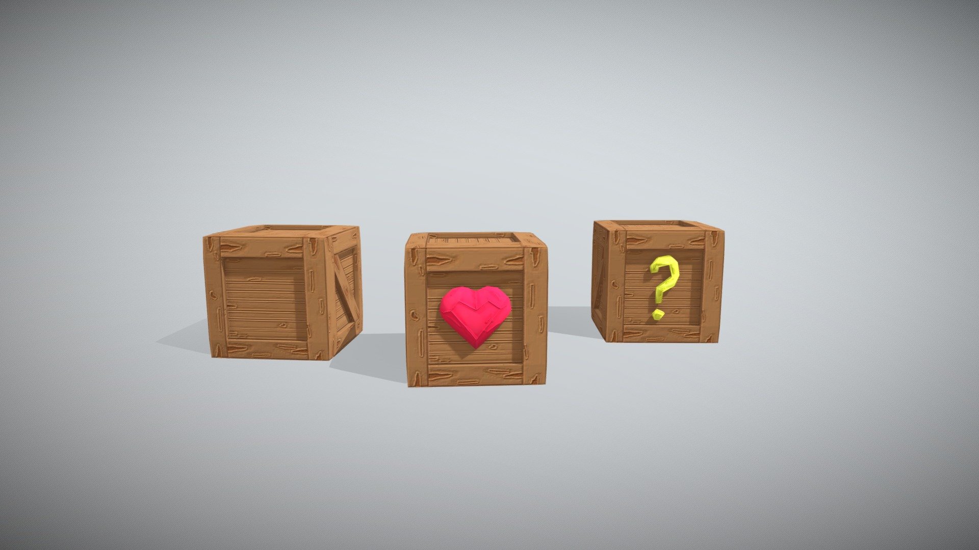 CartoonBoxes - Download Free 3D model by NinjRosa [caf4226] - Sketchfab
