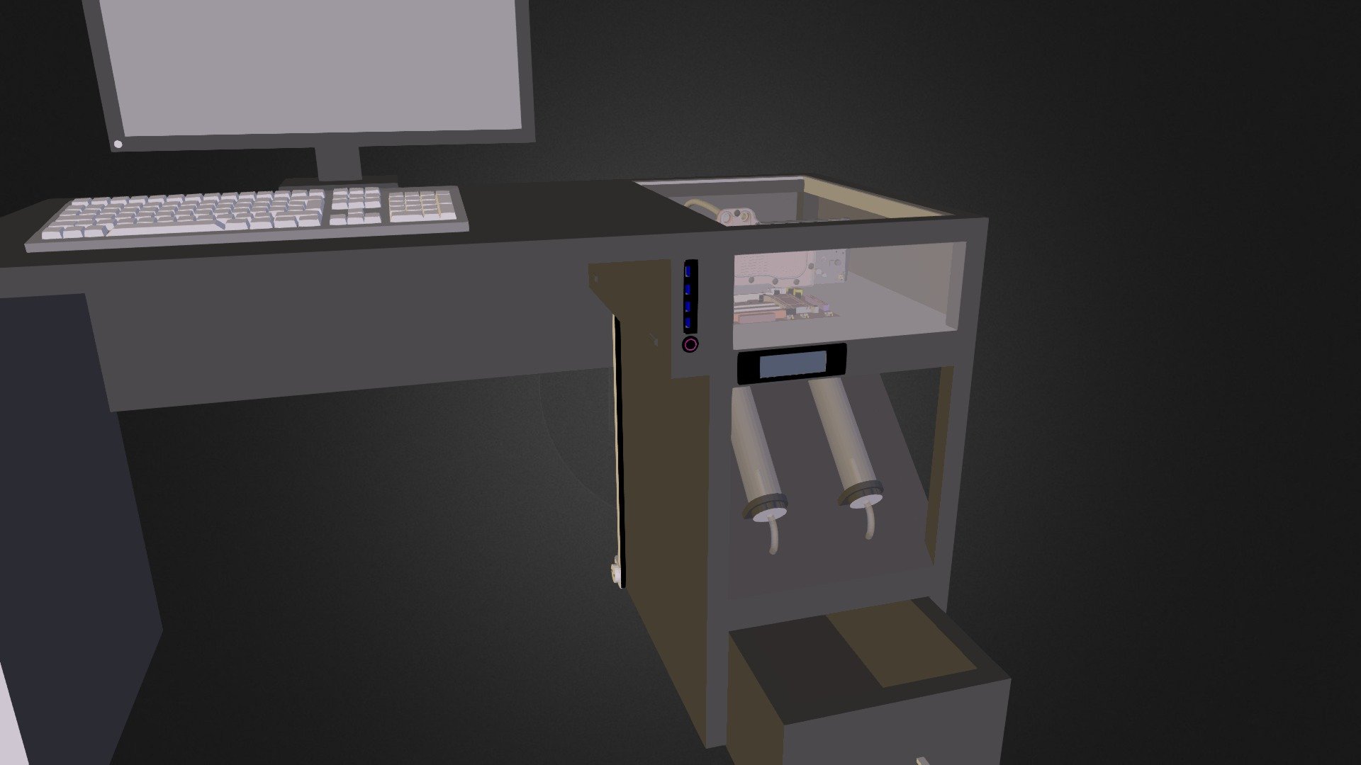 My Desk Mod - 3D model by tija [caf4ddc] - Sketchfab