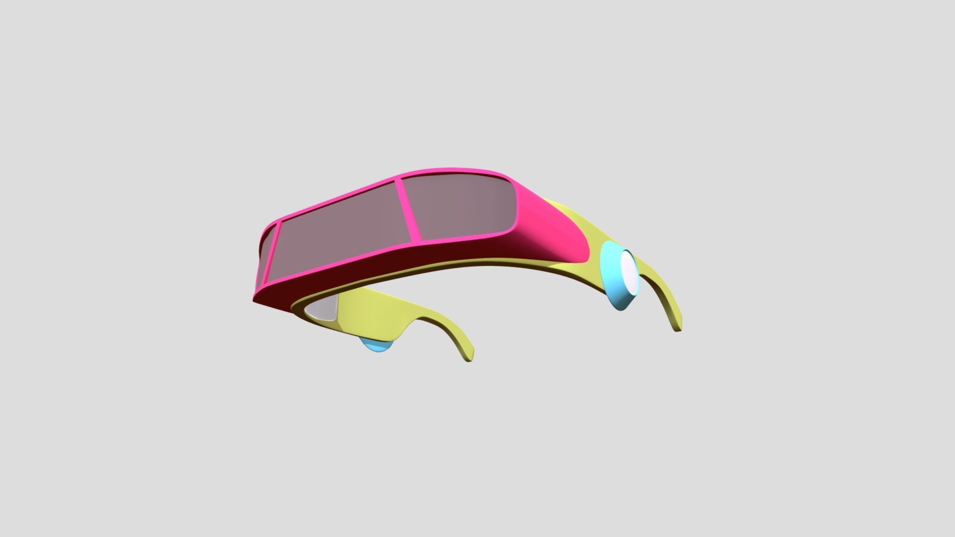 Cyberpunk Glasses - 3D model by ann_gensheer [caf57fe] - Sketchfab