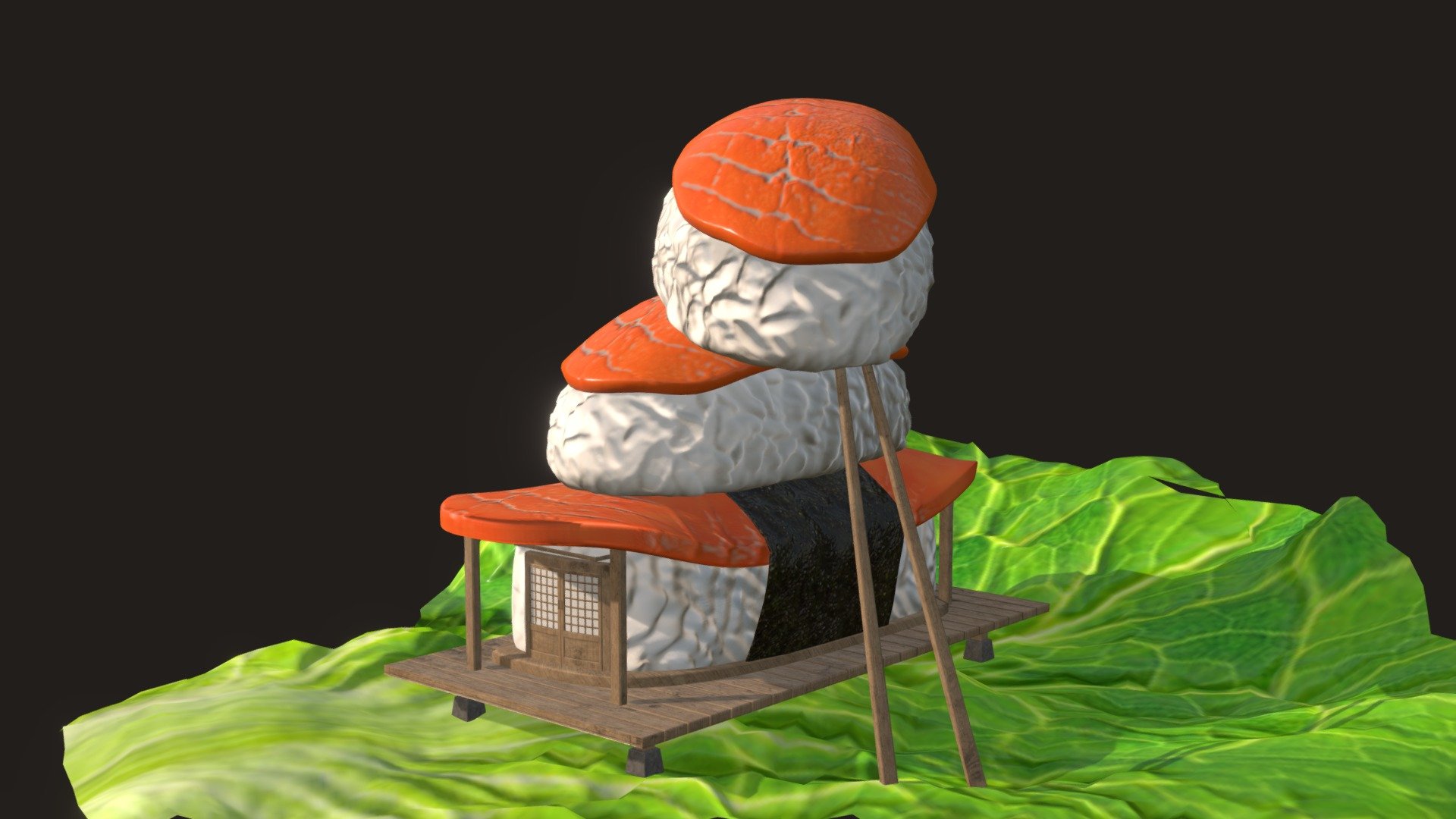 sushi_house - Download Free 3D model by neos_nelia (@neosnelia ...