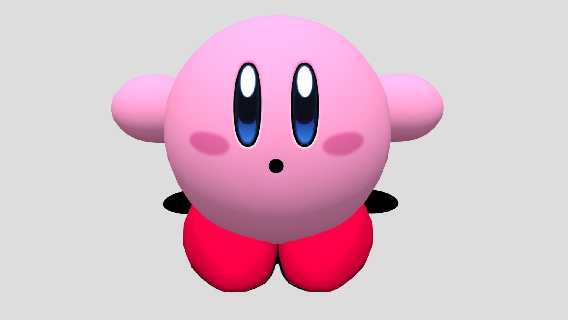 Kirby - Download Free 3D model by JadeandPals [caf6f9f] - Sketchfab