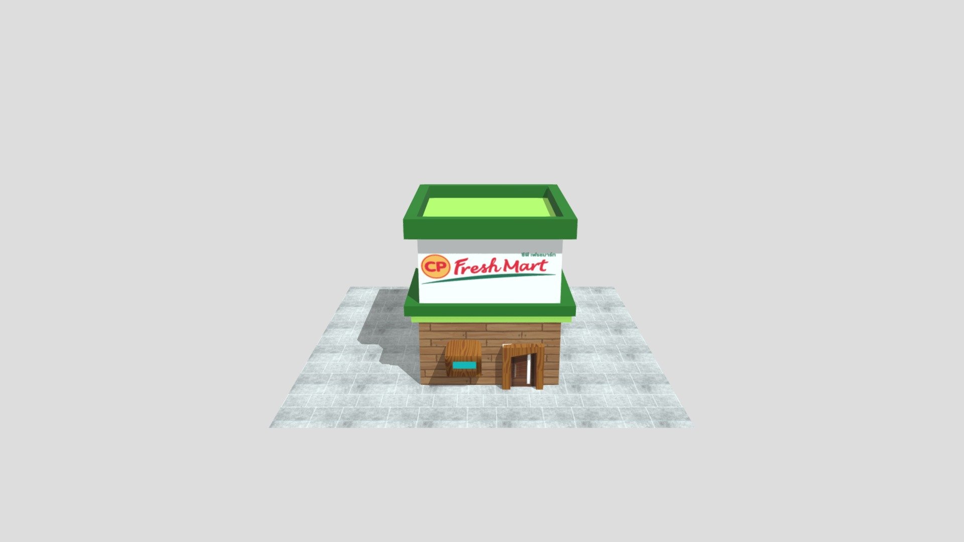Cp Fresh Mart - 3D model by atithepdo [caf77da] - Sketchfab