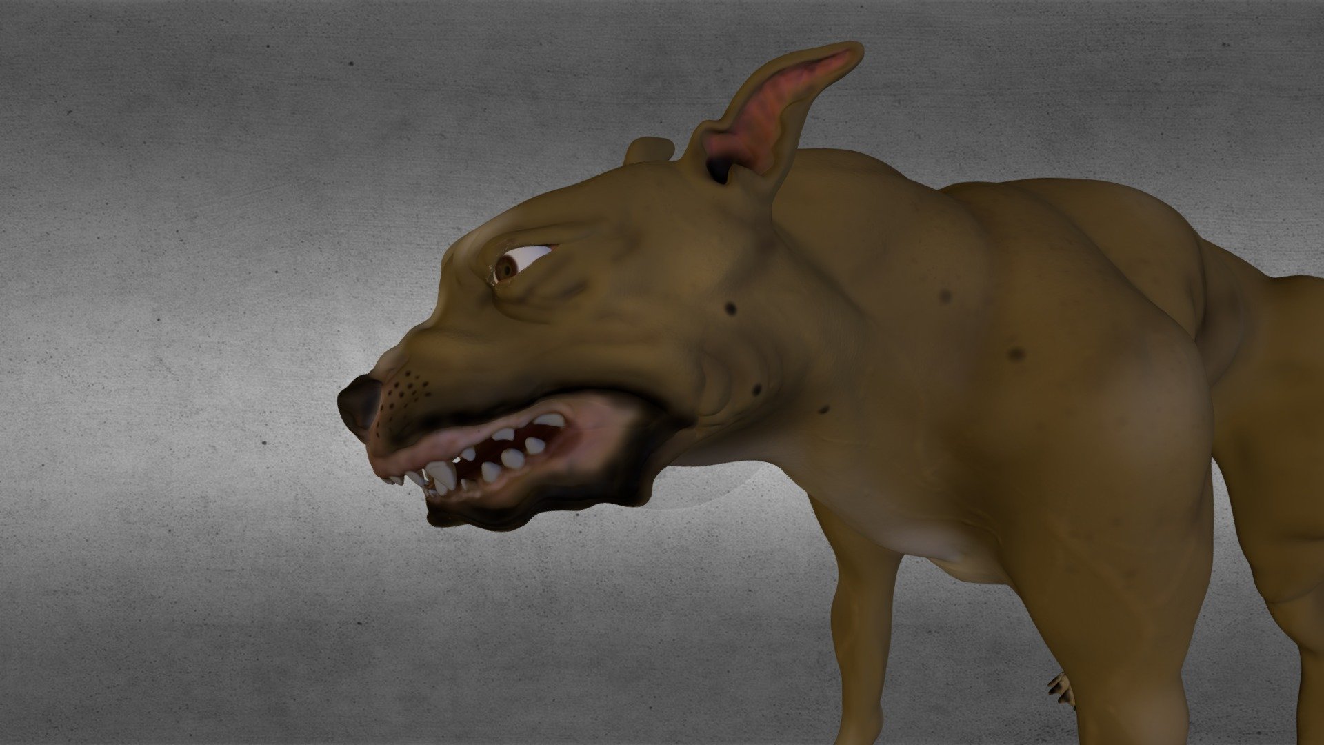 Dog - 3D model by TravisHill [caf7a66] - Sketchfab