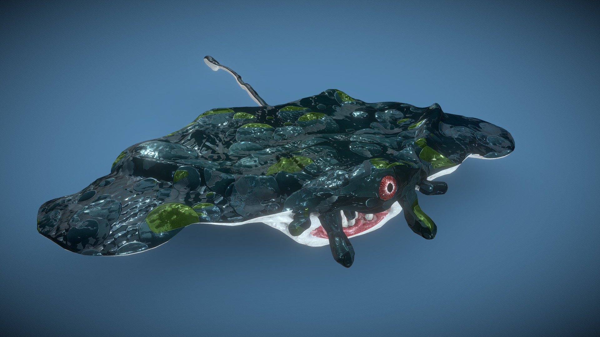 Manta Ray Monster - Download Free 3D model by yimni [caf90e0] - Sketchfab