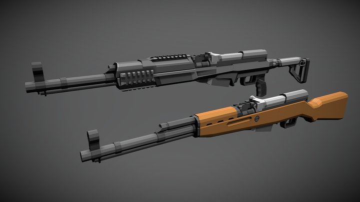 Minecraftguns 3D models - Sketchfab