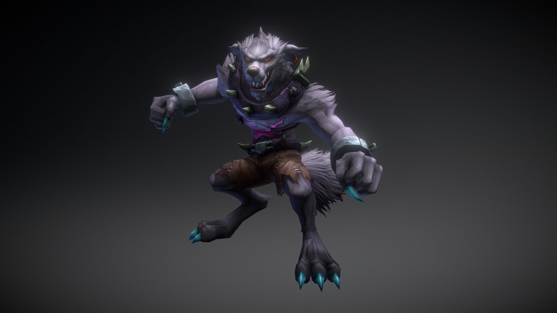Werewolf - 3D model by Oriflamme [cafa4bf] - Sketchfab