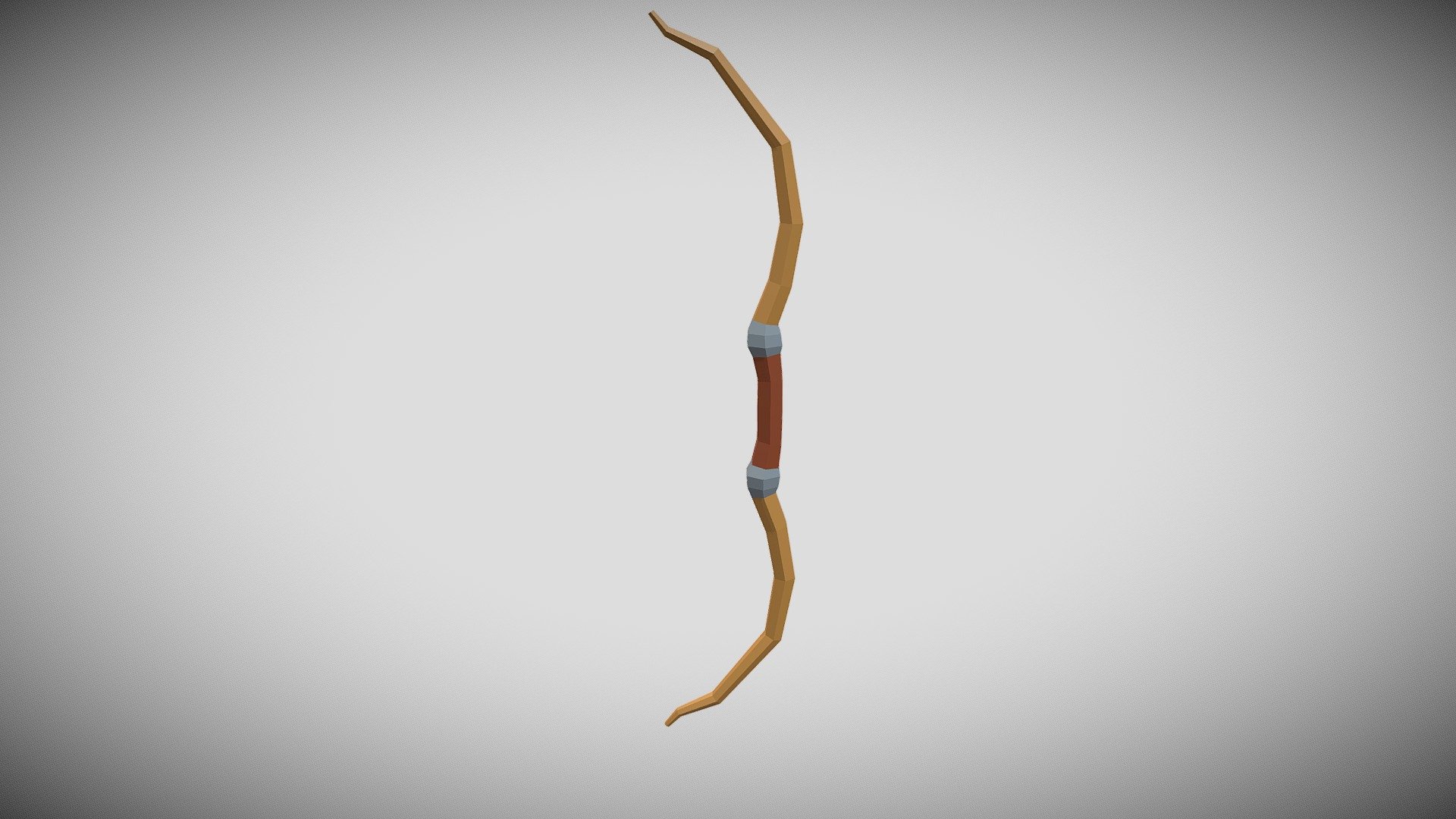 Low-poly Bow - Download Free 3D model by Gandalf1508 [cafa59e] - Sketchfab