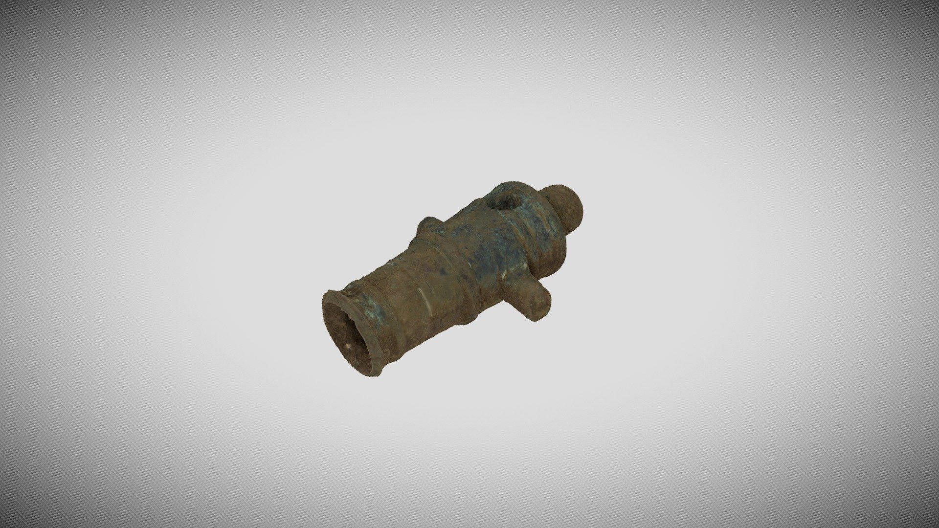 A Post Medieval toy cannon from Oxfordshire - 3D model by OxonMRC ...