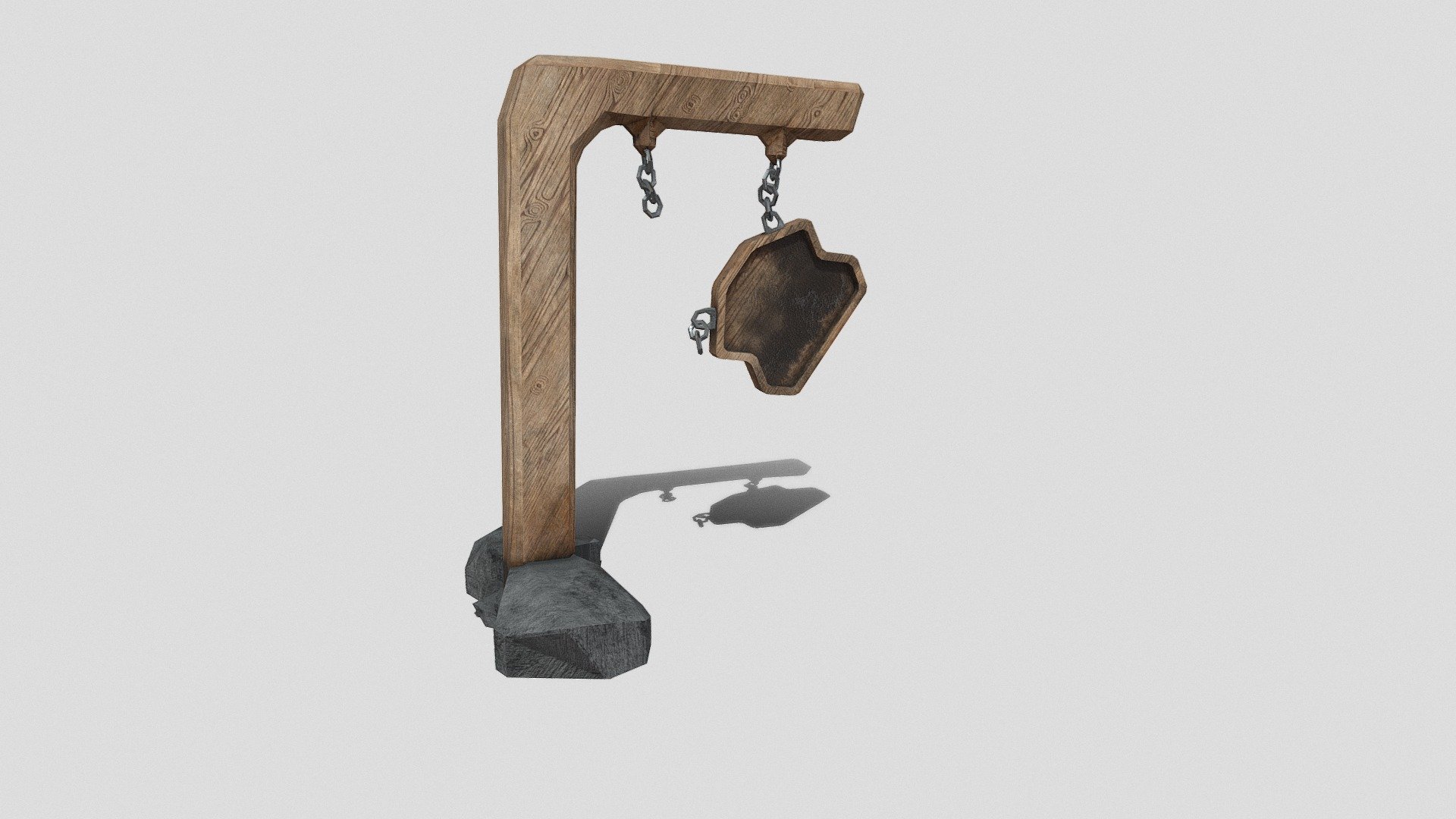 Low poly Sign - Download Free 3D model by ForevereQ [cafc13b] - Sketchfab