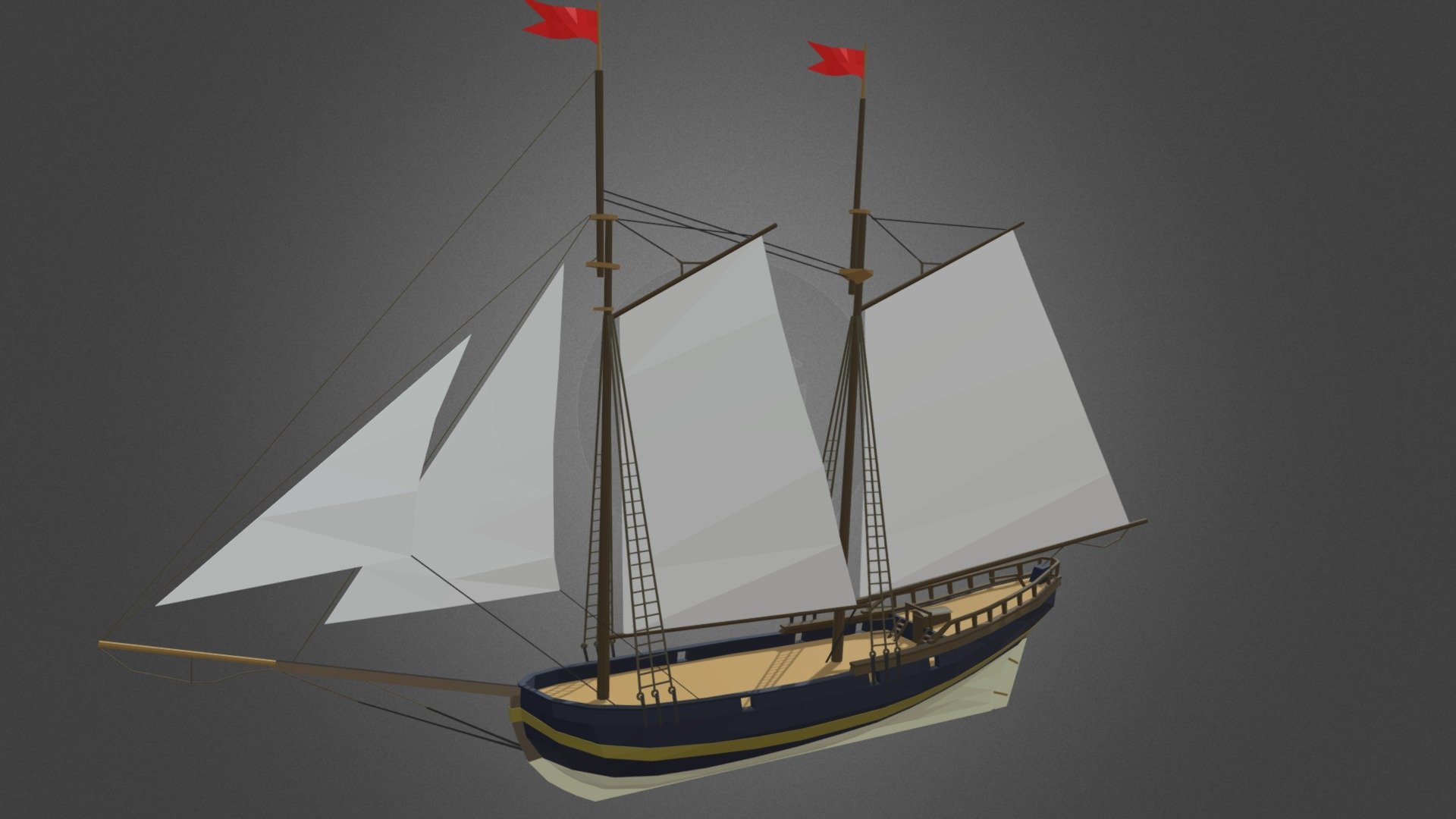 Sail ship - Download Free 3D model by Jarro95 [cafc699] - Sketchfab