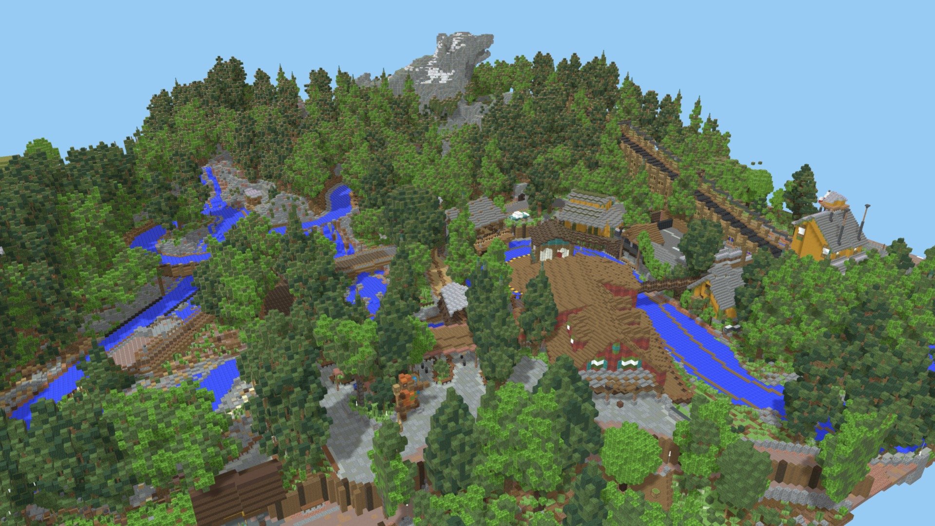 Grizzly River Run in Minecraft - 3D model by NicholasCappe [cafcc3b] - Sketchfab
