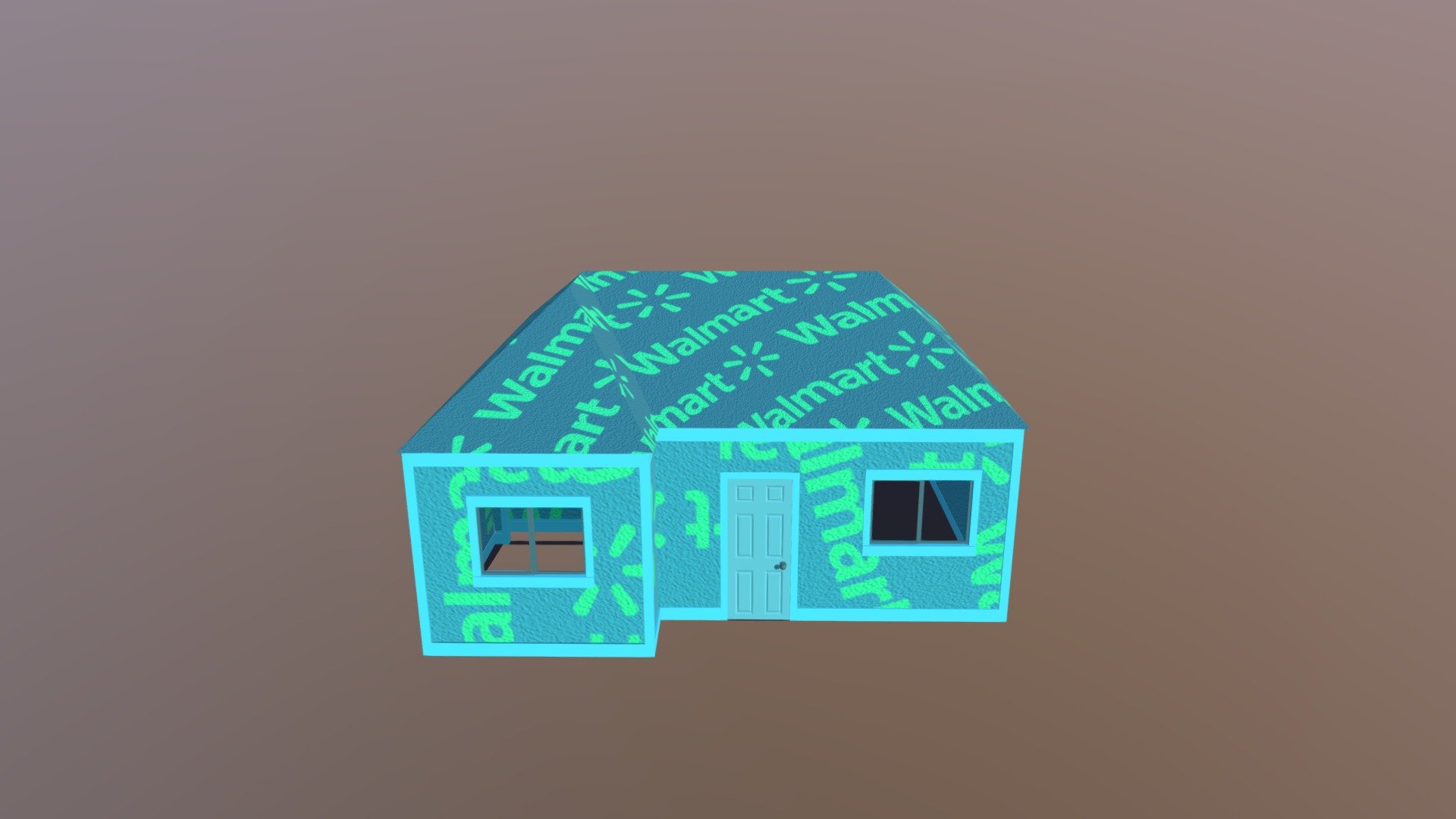 Walmart House - 3D model by Violet.Luczak [cafd443] - Sketchfab