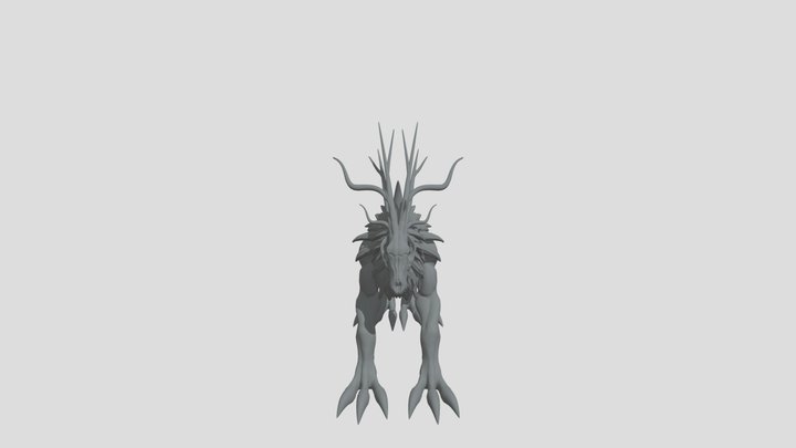 Wendigo-creature 3D models - Sketchfab