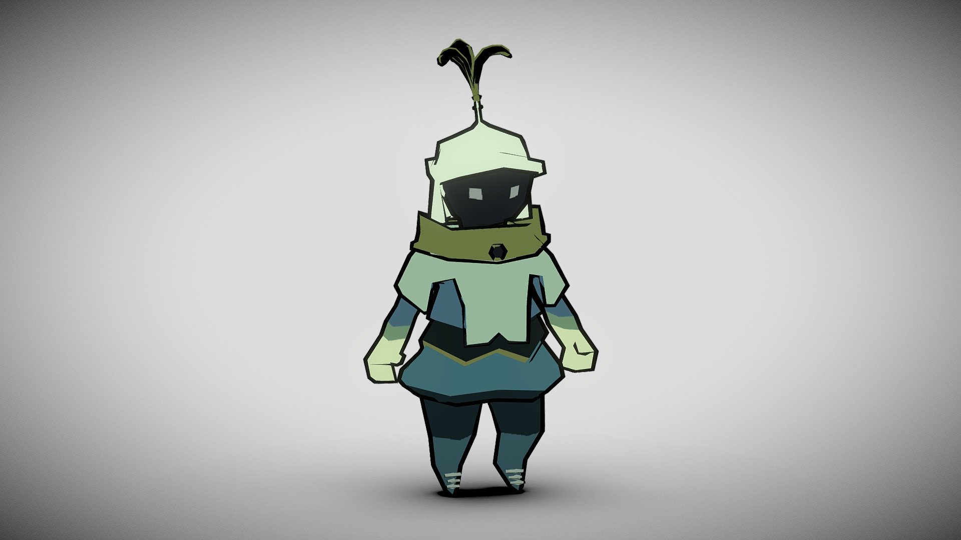 Olive Boy Toon Knight - 3D model by Deciphers (@marc.henf) [cafe8e5 ...
