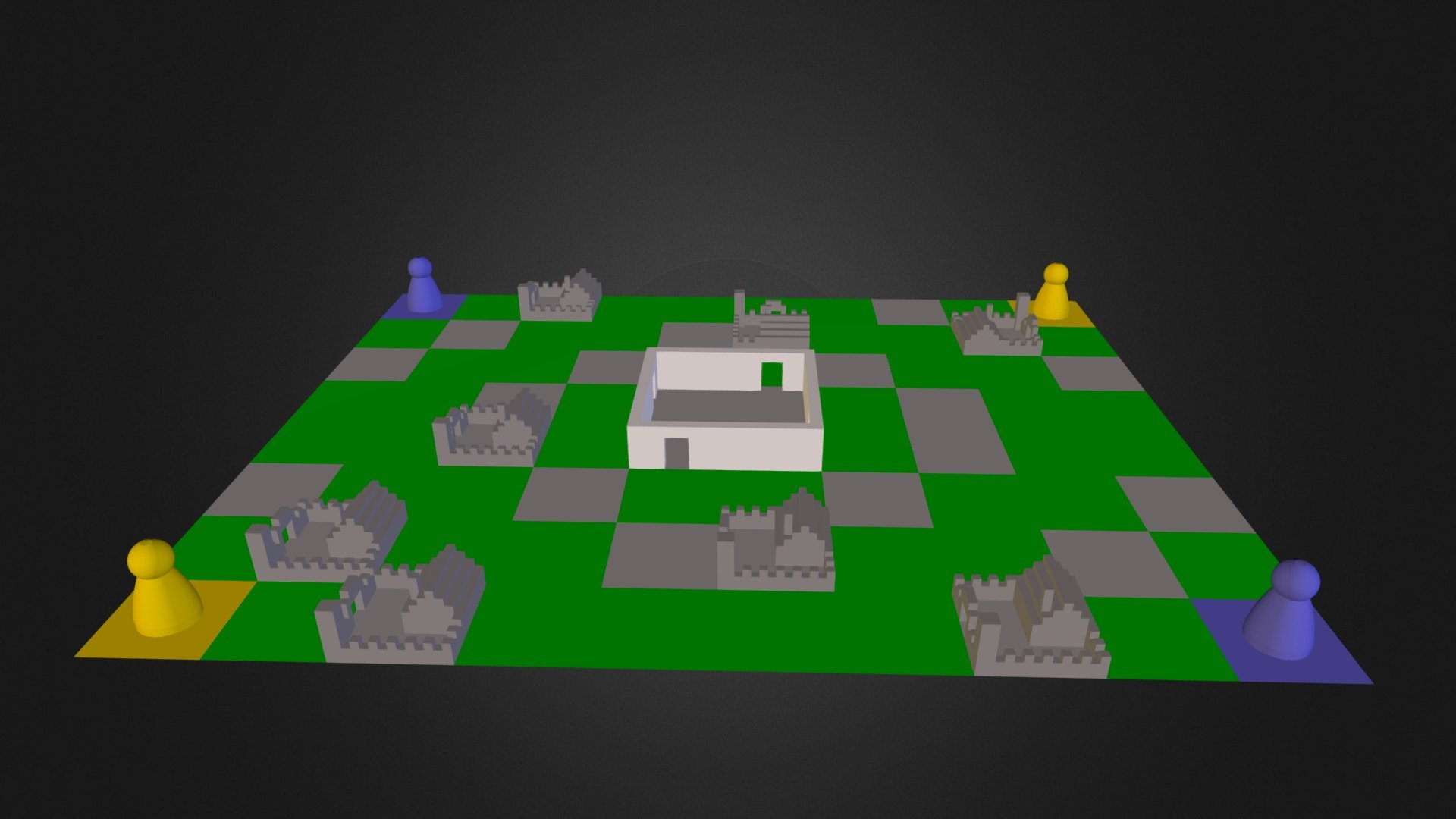 3D-Boardgame - 3D model by KurtMeister [camrzQy] - Sketchfab