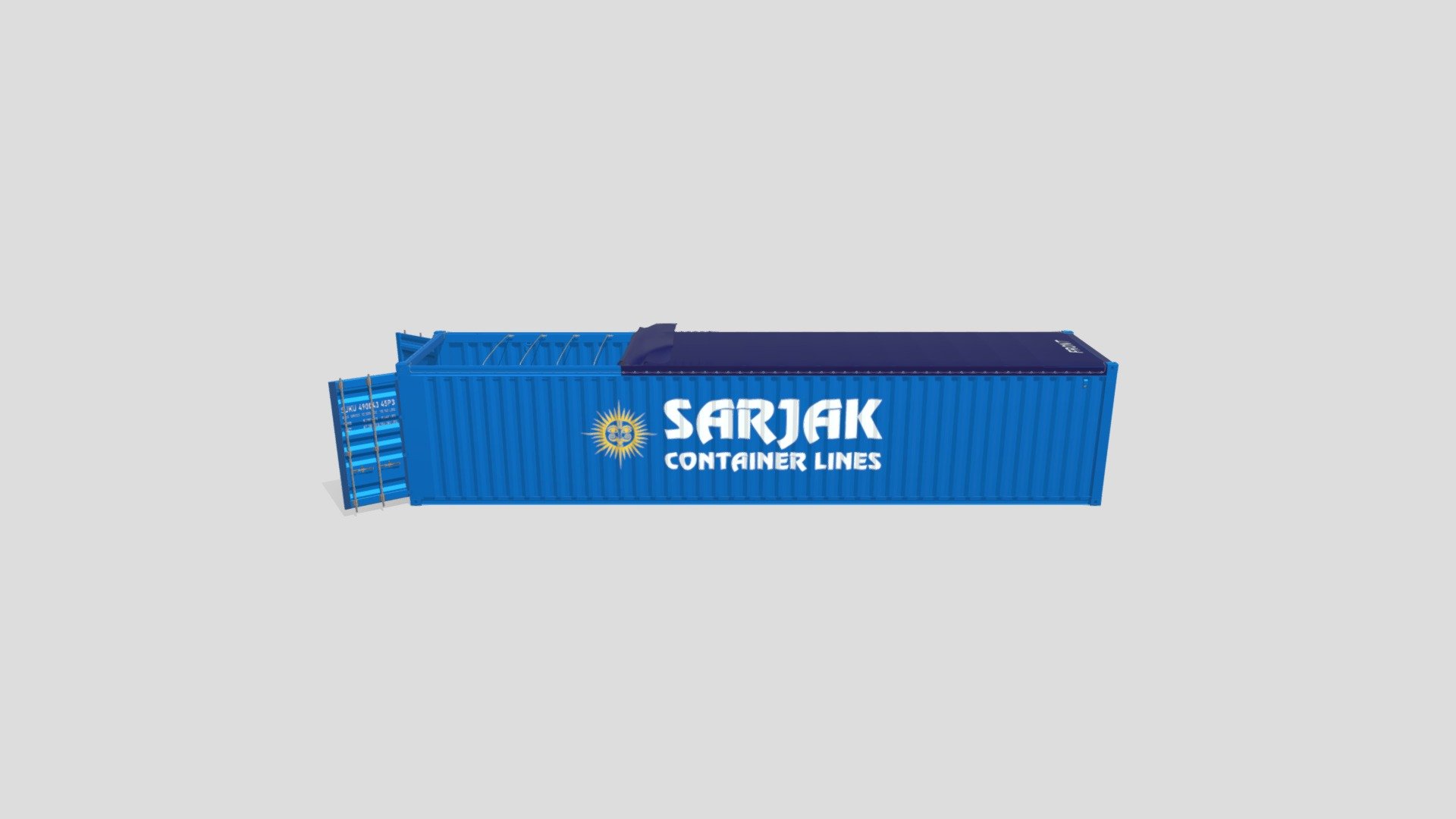 OPEN RACK CONTAINER - 3D model by SUNIL PRASAD (@sunil329prasad ...