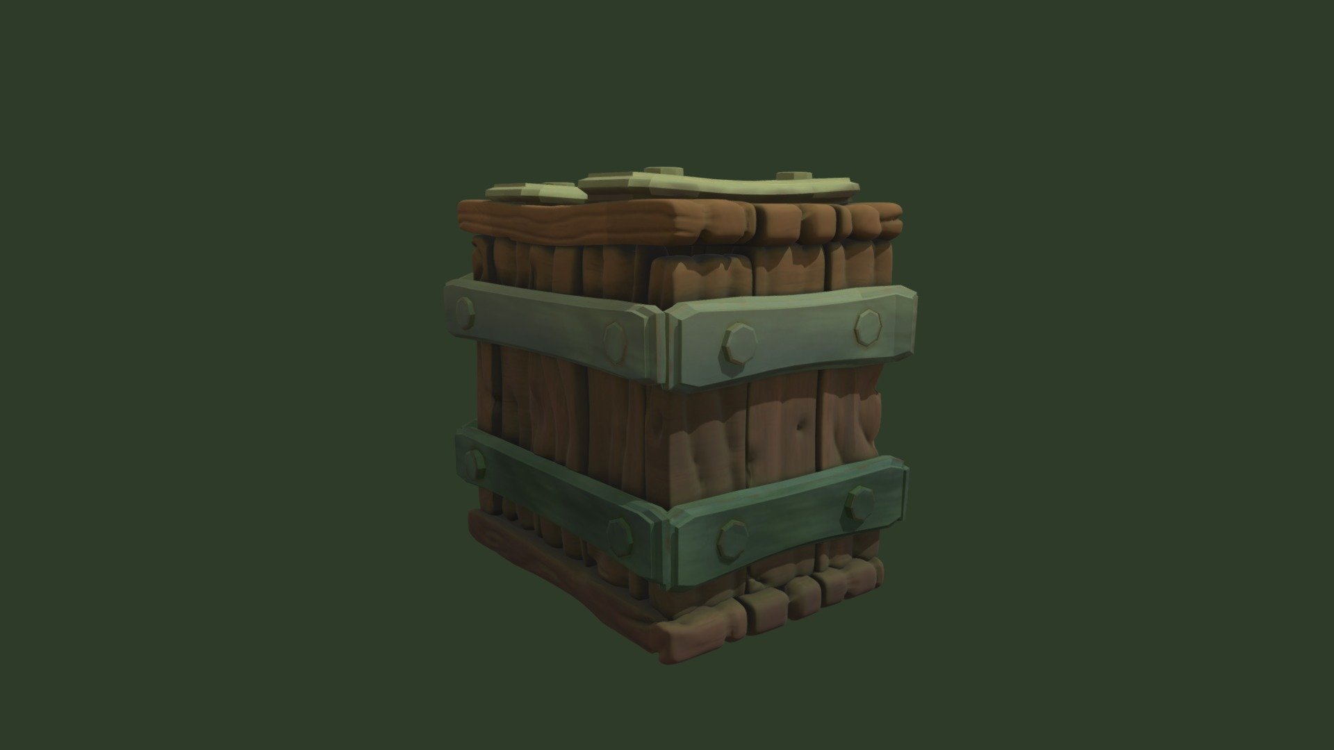 Stylized Wooden Cage - 3D model by Arantau (@sergiocm994) [cb01454 ...