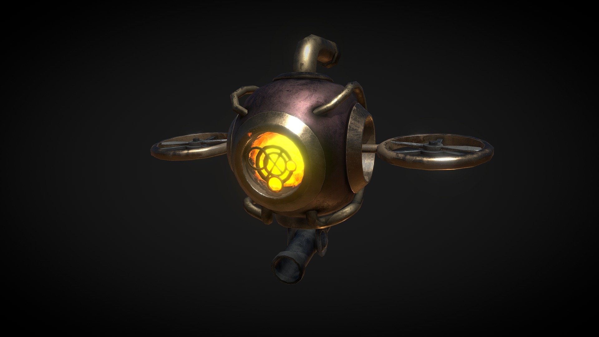 Steampunk Drone - Echo - 3D model by Deerex 🦖 (@darrencontreras ...