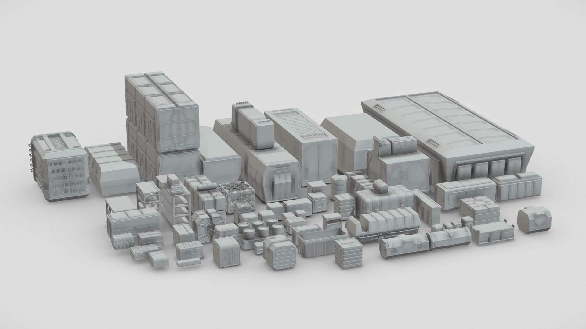 Sci-fi Crates Ultimate Kitbash Pack - Star Wars - Buy Royalty Free 3D ...